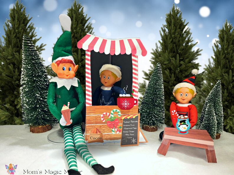 Printable Hot Cocoa Stand for Christmas Elves * Instant Download - Etsy