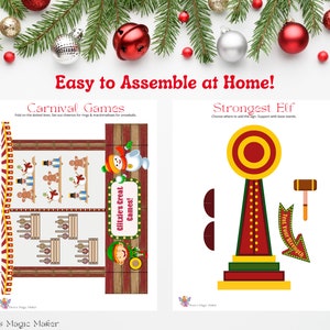 Printable Carnival Games for Christmas Elves * Instant Download - Etsy