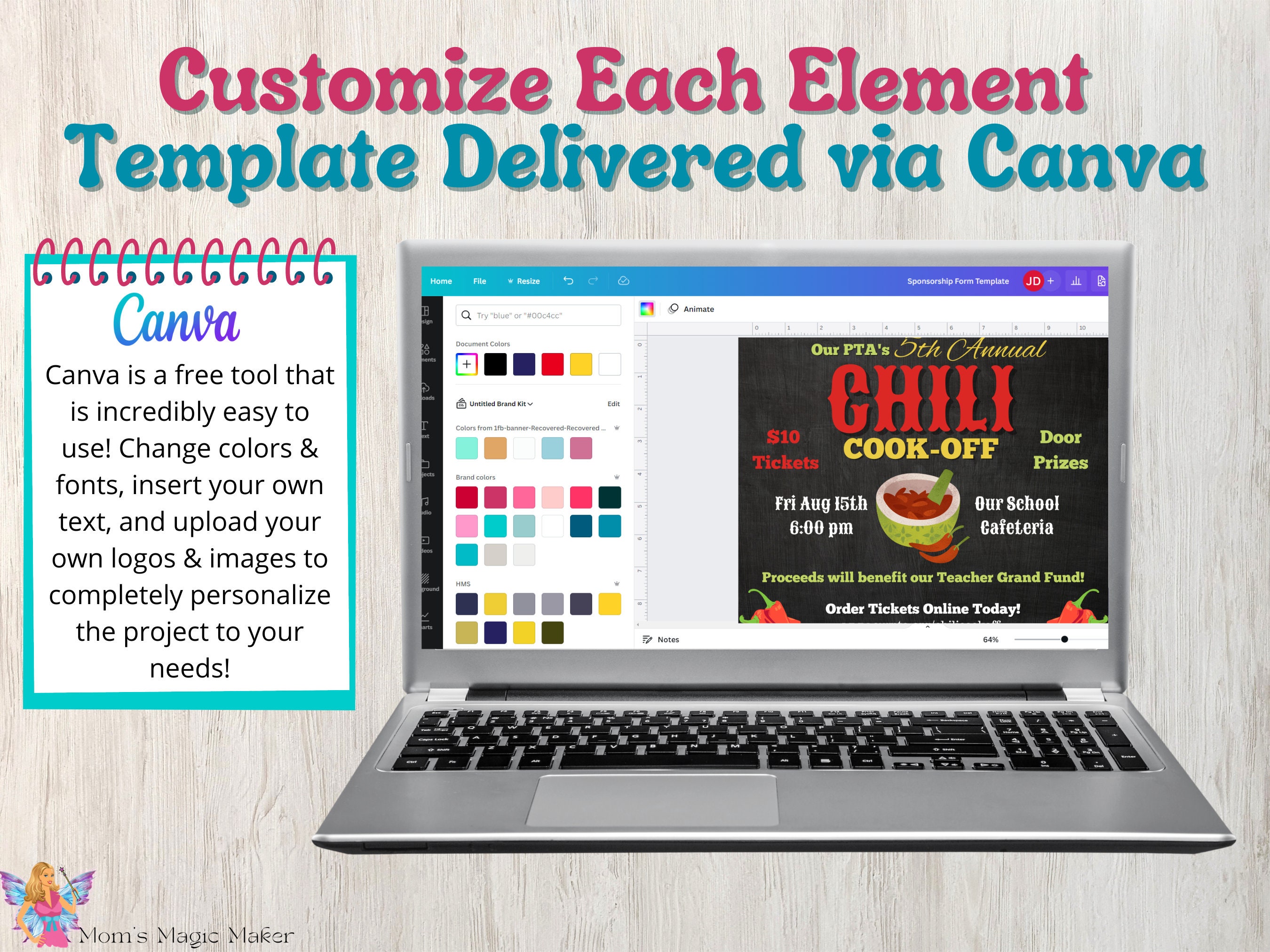 Chili Cook off Event Templates | Editable Canva Flyers, Posters ...