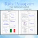 World Cultures Passport Activity * Passport for Kids Instant Download ...
