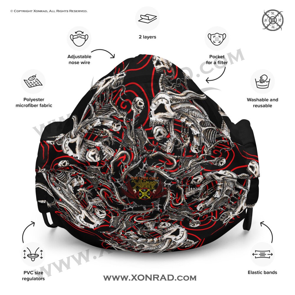 Boneworks 2 DIGITAL SKETCHWORK Premium Face Mask - Etsy