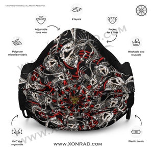 Boneworks 4 DIGITAL SKETCHWORK Premium Face Mask - Etsy