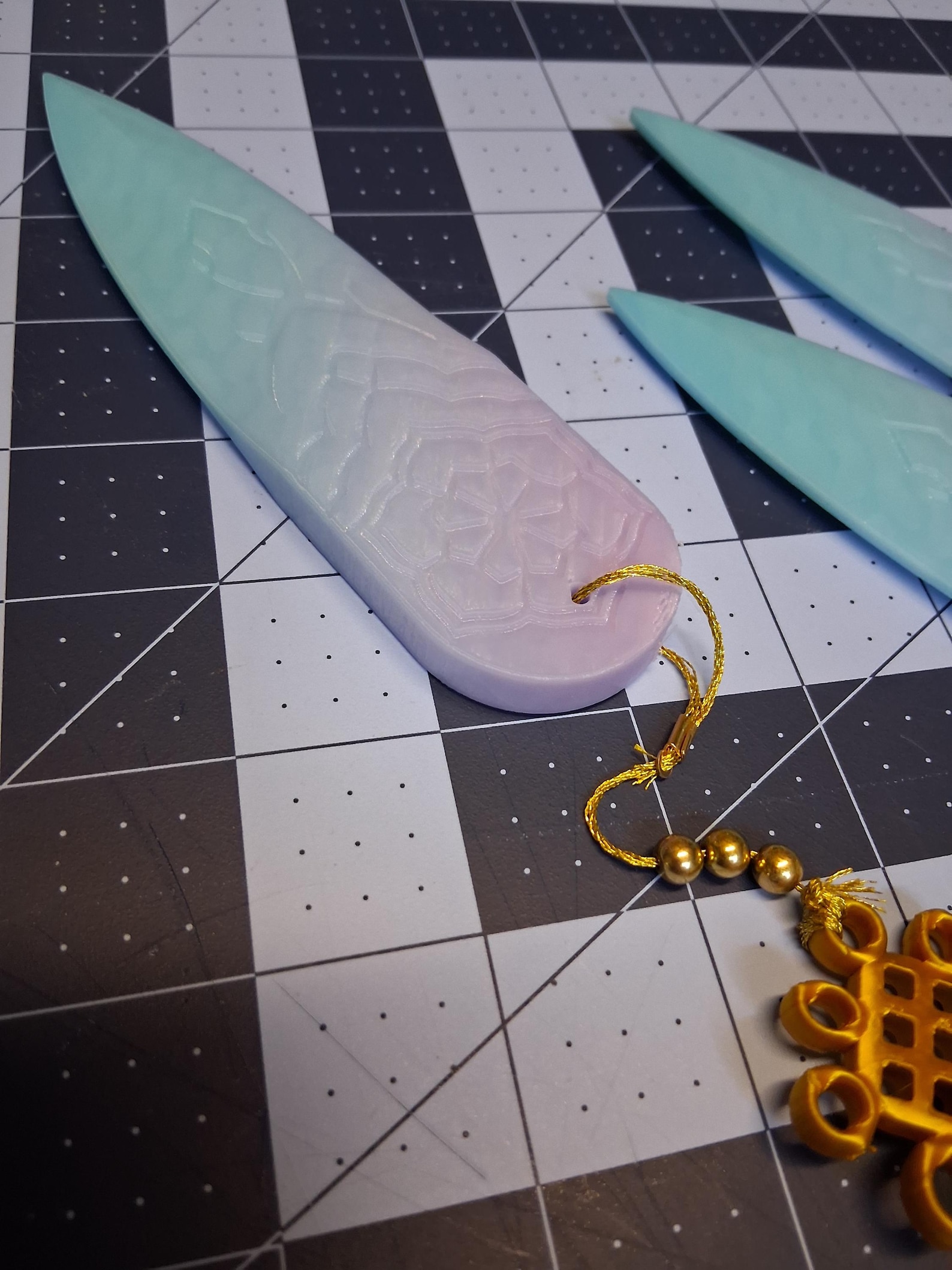 Zoey Shin-kal Daggers | Kpop Demon Hunters Inspired Raw 3D Print | PETG ...