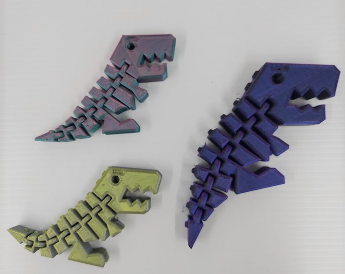 Tyrannosaurus Rex Articulated Toy Flexible T-rex Figurine Flexi-rex ...