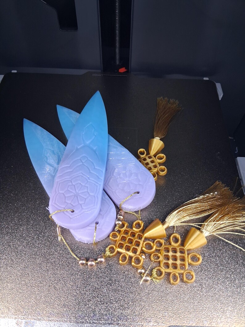 Zoey Shin-kal Daggers | Kpop Demon Hunters Inspired Raw 3D Print | PETG ...