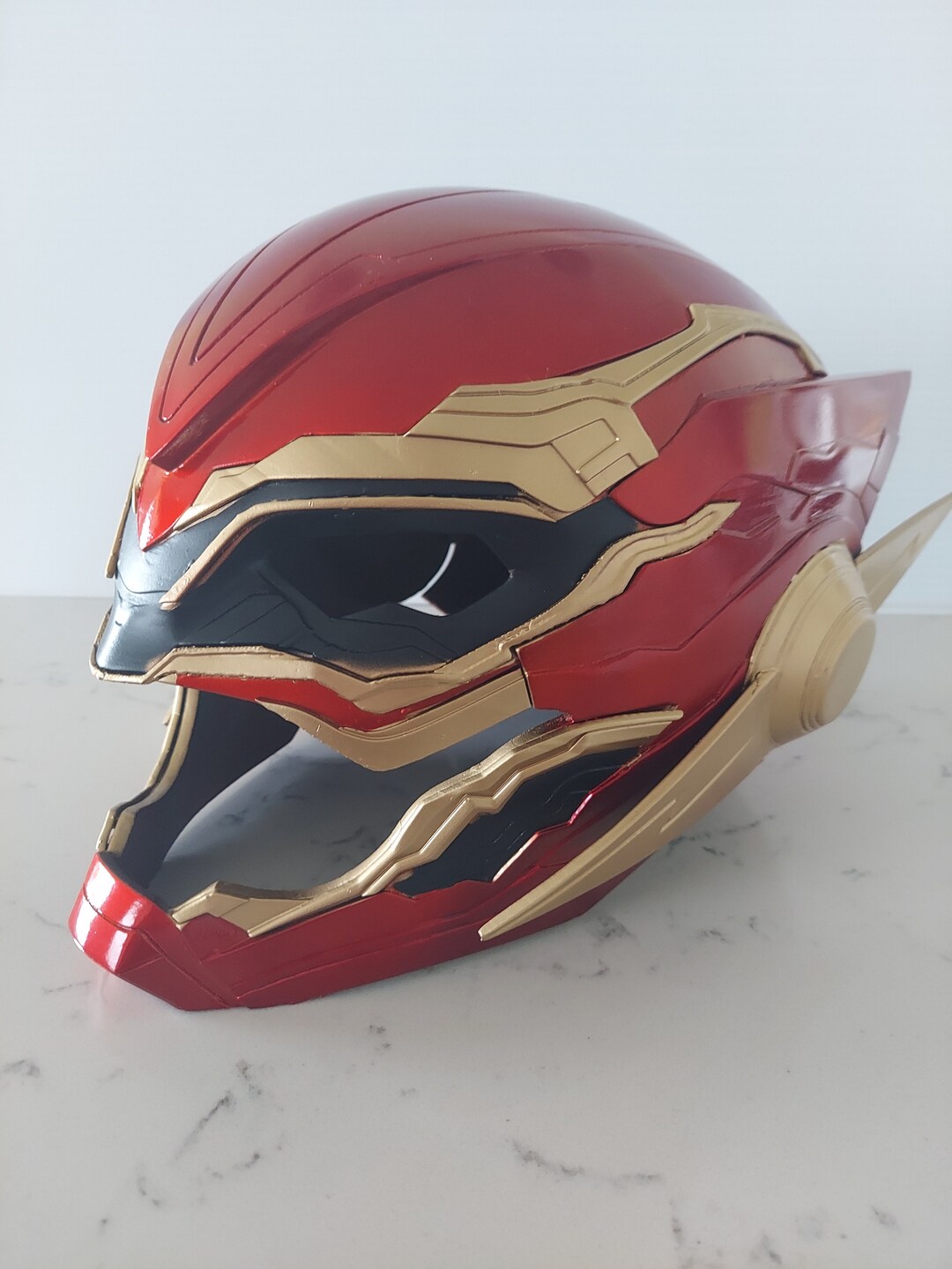 New 3D Printed Flash Cosplay Helmet - Etsy UK