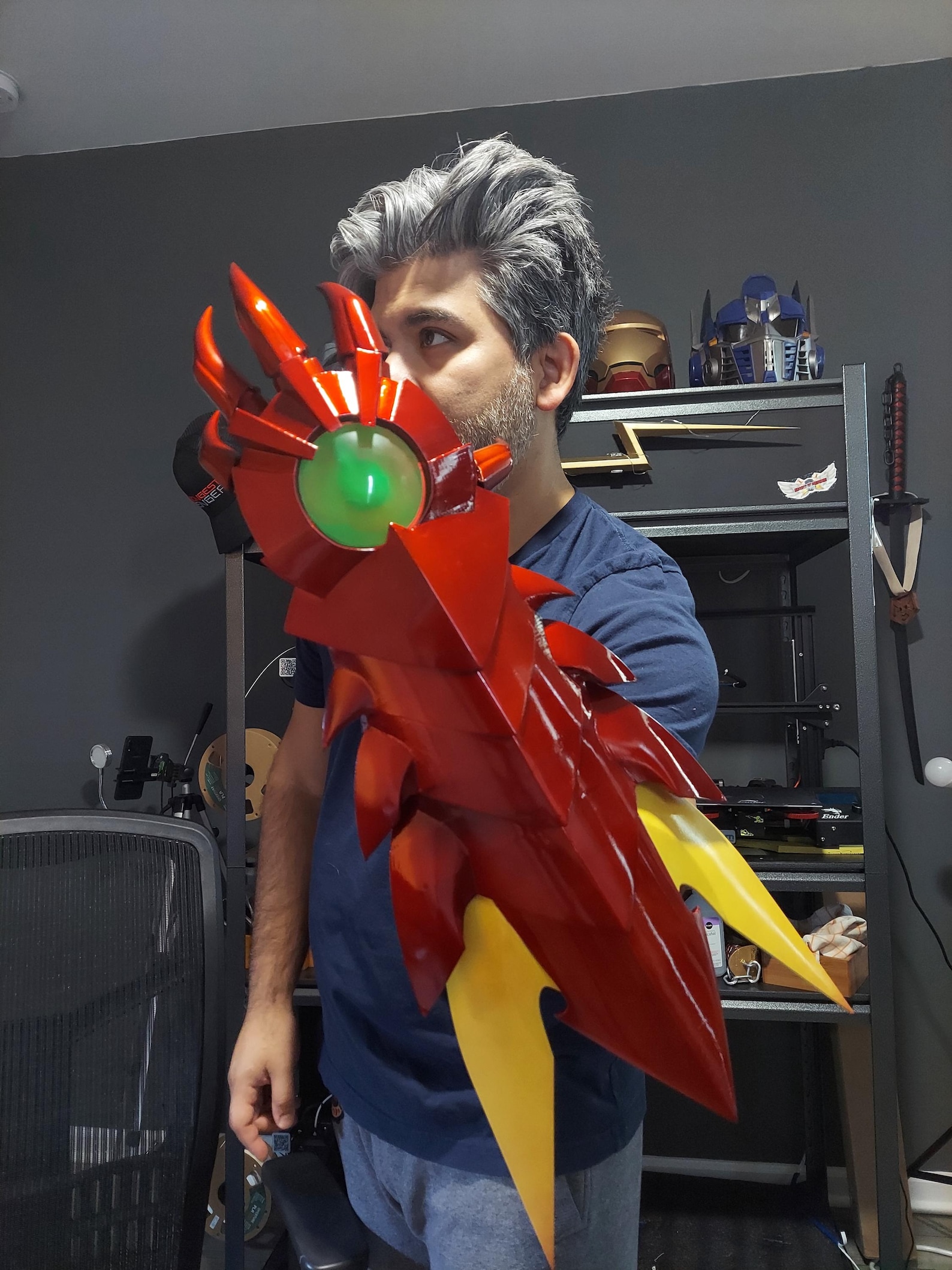 3D Printed Boosted Gear Anime Cosplay Prop - Etsy