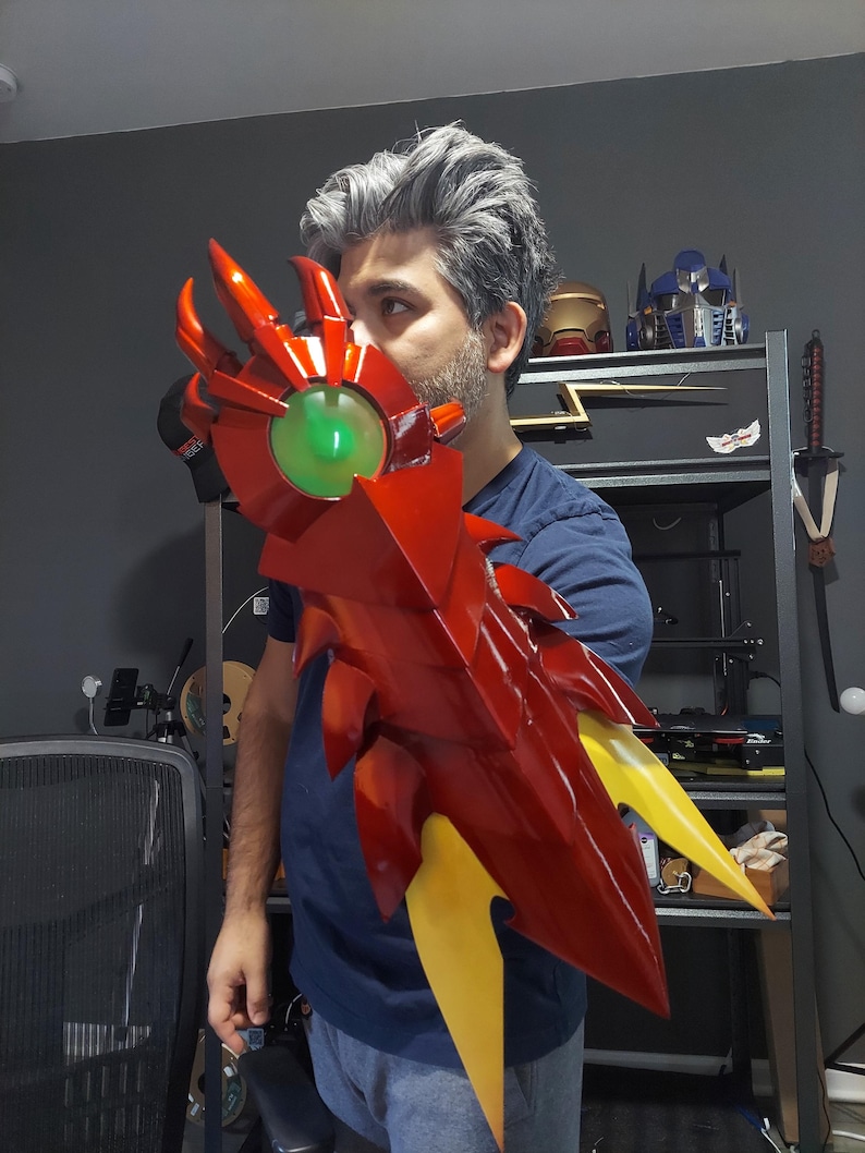 3D Printed Boosted Gear Anime Cosplay Prop - Etsy