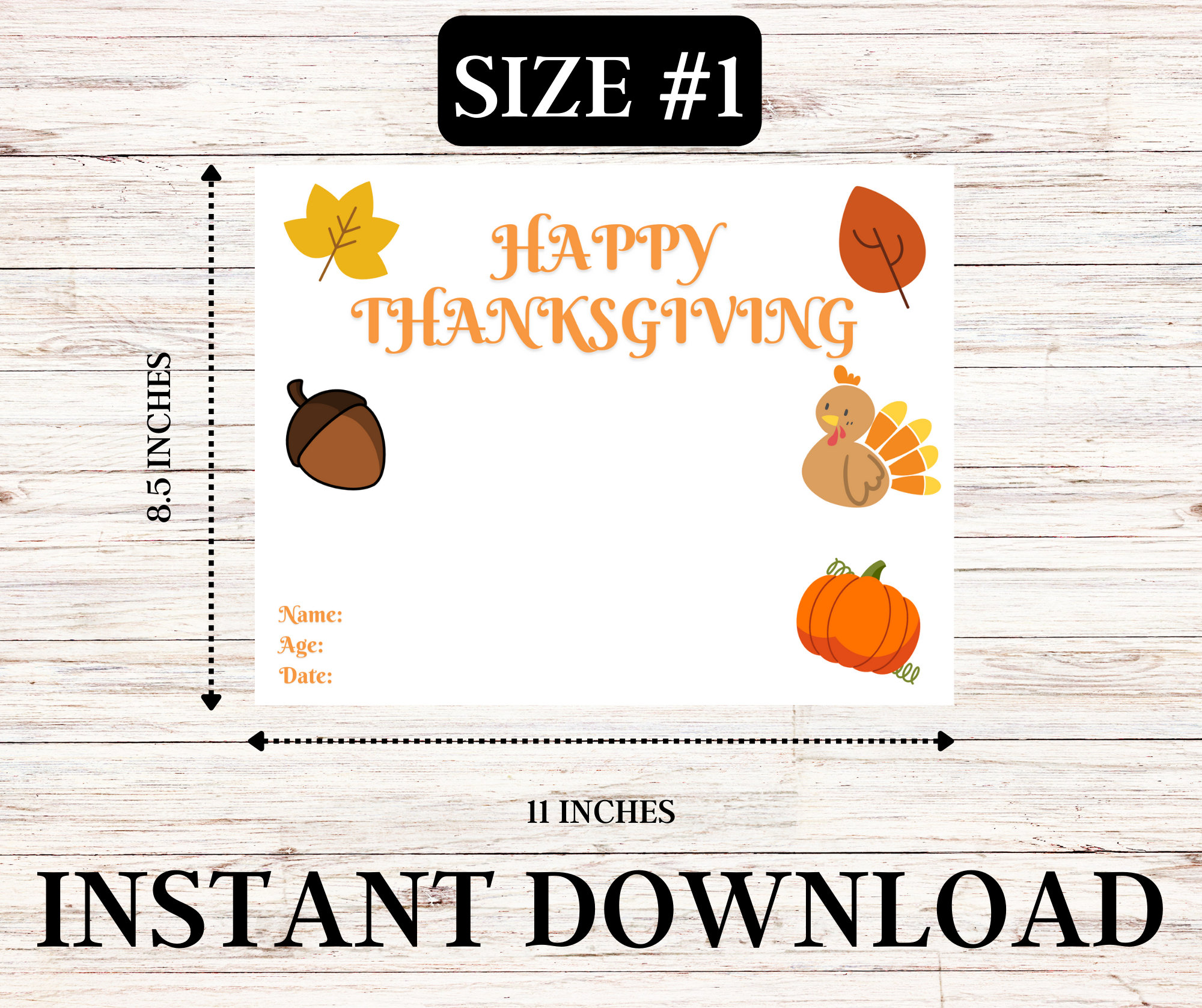 Thanksgiving Bundle Craft for Kids | Handprint Footprint Keepsake | DIY ...