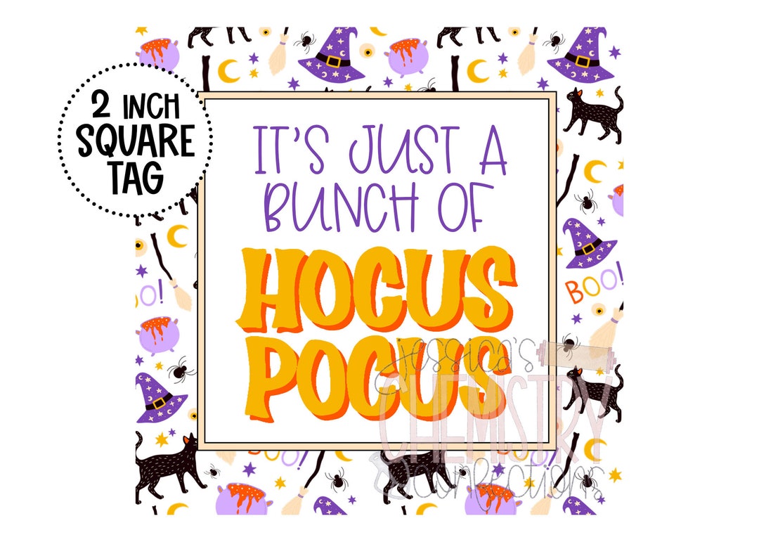 Just A Bunch of Hocus Pocus Tag | Halloween Tag | Cookie Tag | Cookie ...