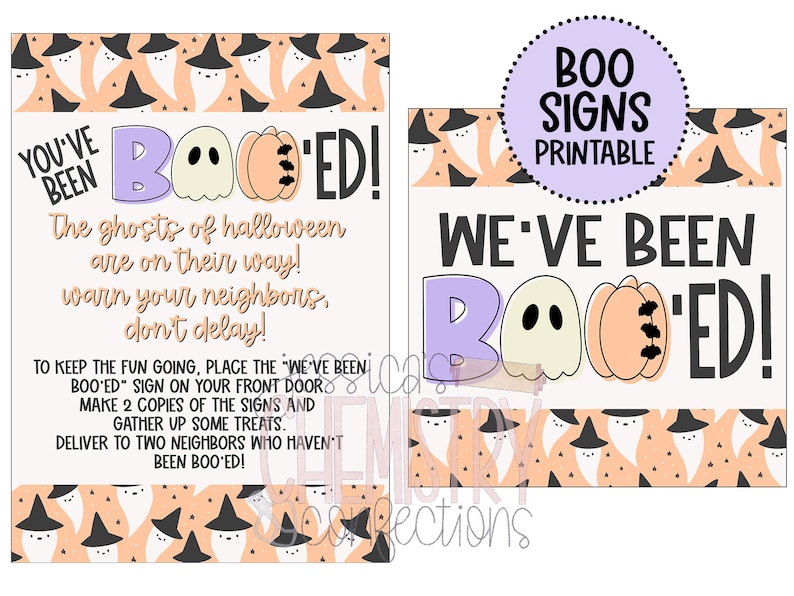 You've Been Booed Printable | You've Been Booed | Cookie Printable ...