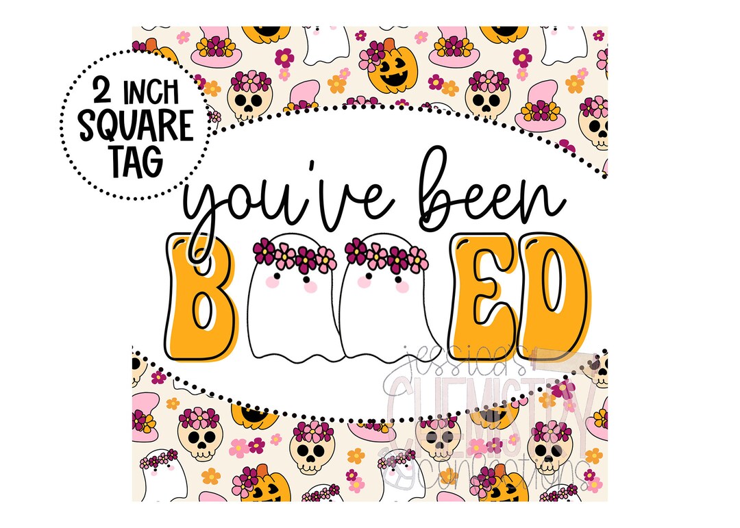 You've Been Booed Tag | Halloween Tag | Cookie Tag | Cookie Printable ...
