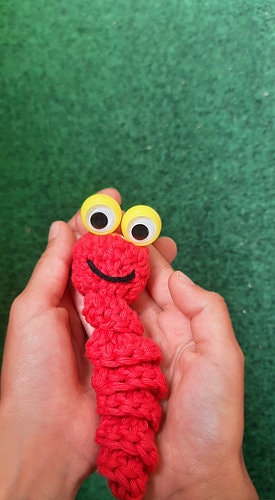 CROCHET PATTERN, Finger Puppet Googly Eye Worry Worm, Crochet Toy ...