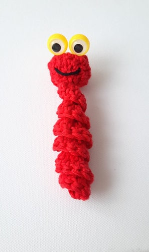 CROCHET PATTERN, Finger Puppet Googly Eye Worry Worm, Crochet Toy ...