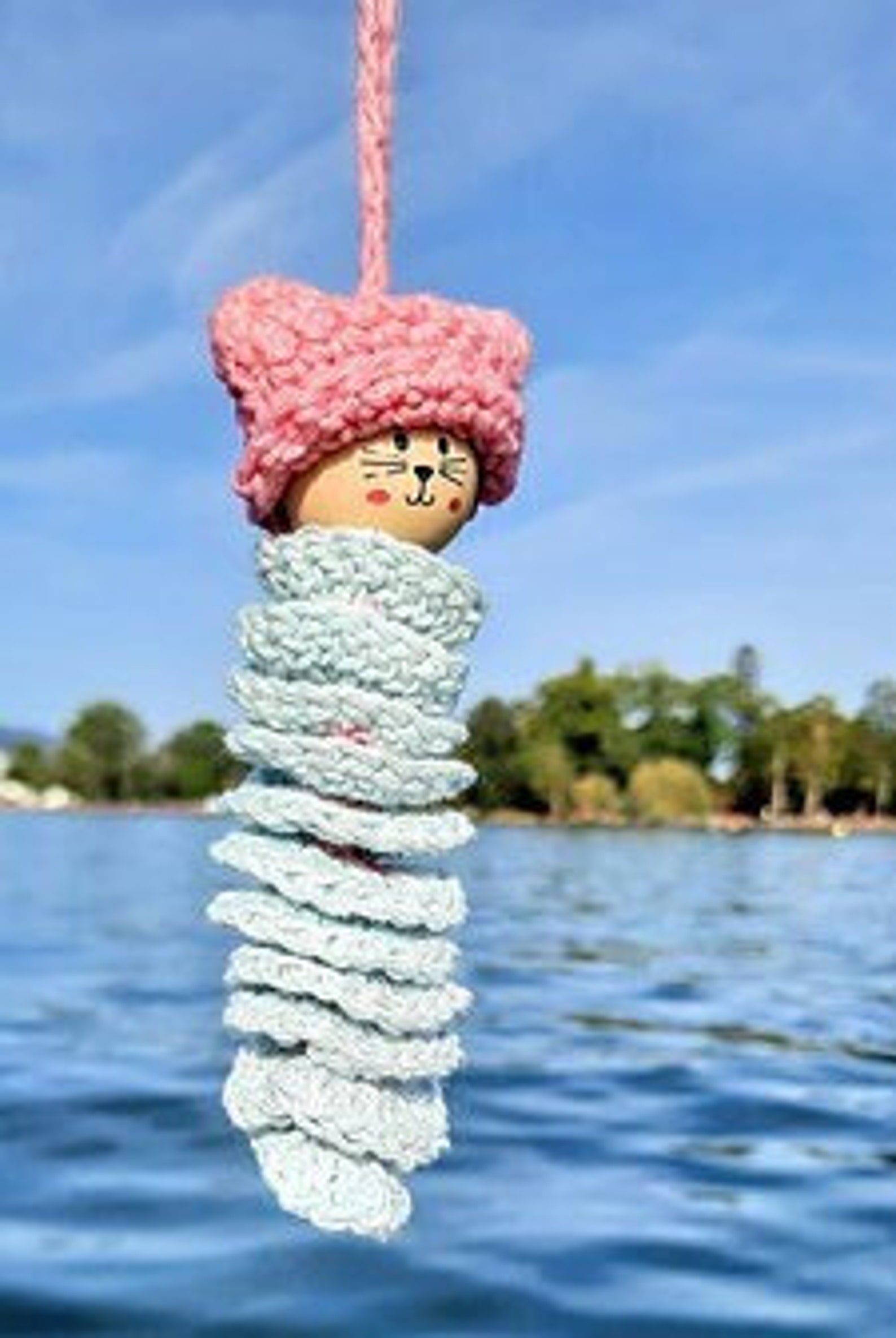 Easy Crochet Kitty Worry Worm PATTERN - Handmade Toy for Relaxing and ...