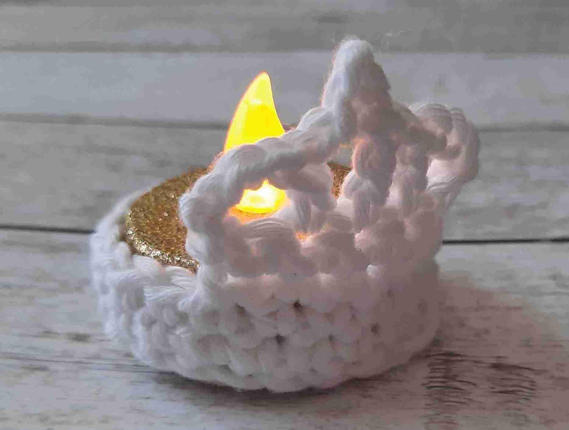 3 Festive Tea-light Cozy Crochet Patterns | Tea Light Holder Crochet ...
