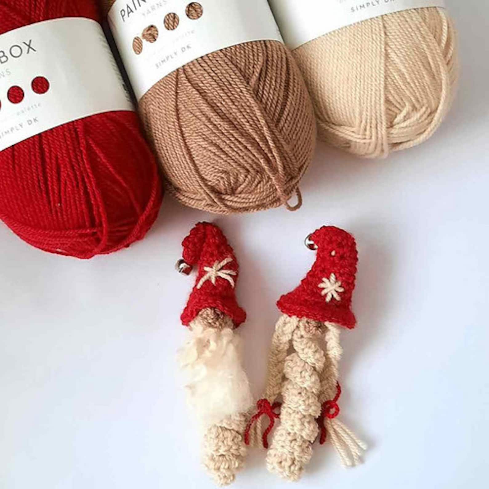 CROCHET PATTERN, Gnome Worry Worm Crochet Pattern, Holiday, Crochet ...