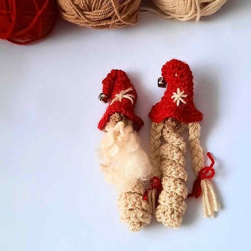 CROCHET PATTERN, Gnome Worry Worm Crochet Pattern, Holiday, Crochet ...