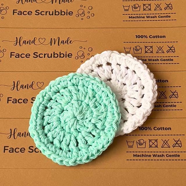 Face Scrubbies Crochet PATTERN, PDF Crochet Pattern Face Pads, Eco ...