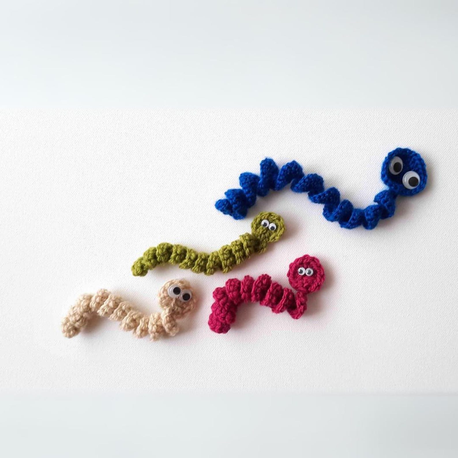CROCHET PATTERN + Poem TAGS, Worry Worm Crochet Pattern, Beginner ...