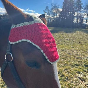 Simple Horse Ear Bonnet Crochet PATTERN, DIY Horse Bonnet, Crochet ...