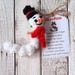 Snowman Worry Worm Crochet PATTERN, Fidget Toy Pattern, Crochet ...