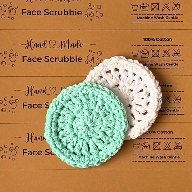 Face Scrubbies Crochet PATTERN, PDF Crochet Pattern Face Pads, Eco ...
