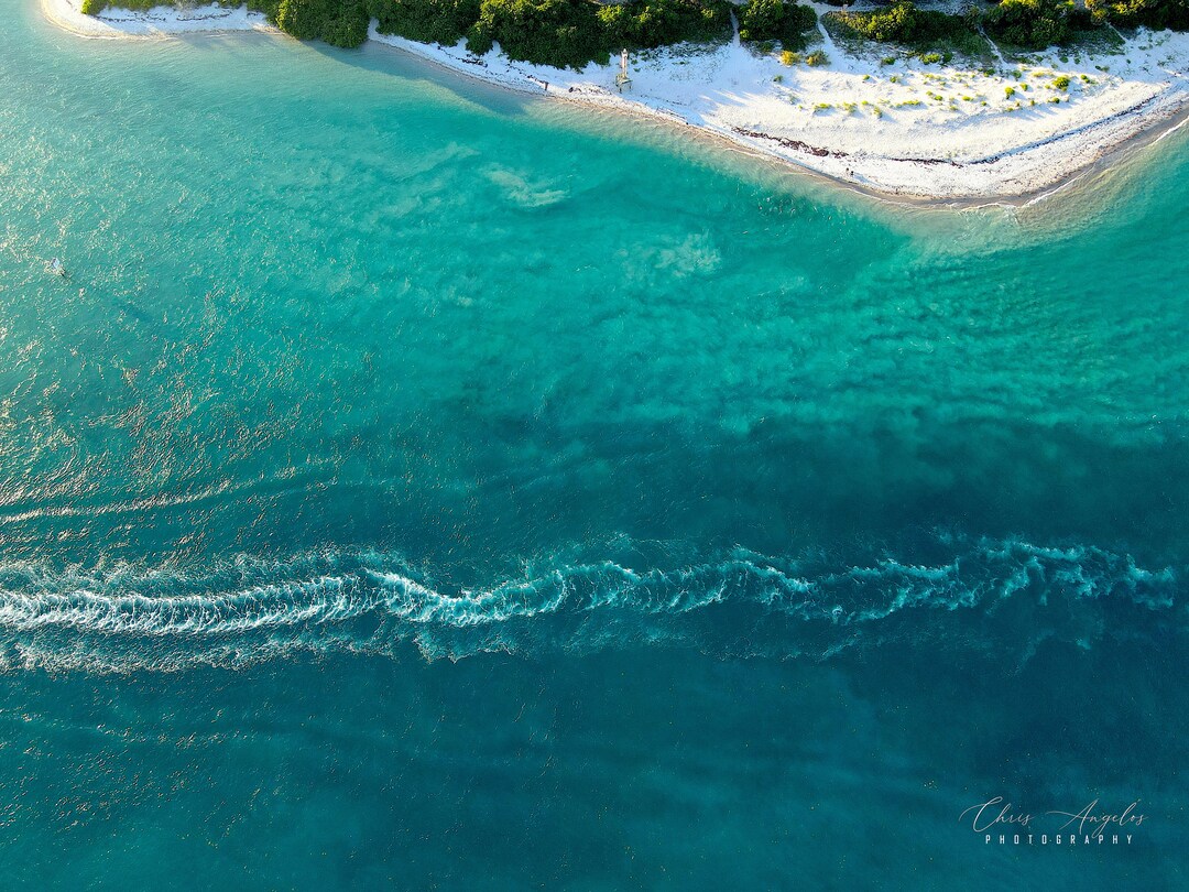 Canvas, Metal and Acrylic Prints of Drone Shot of Florida Inlet (4) - Etsy