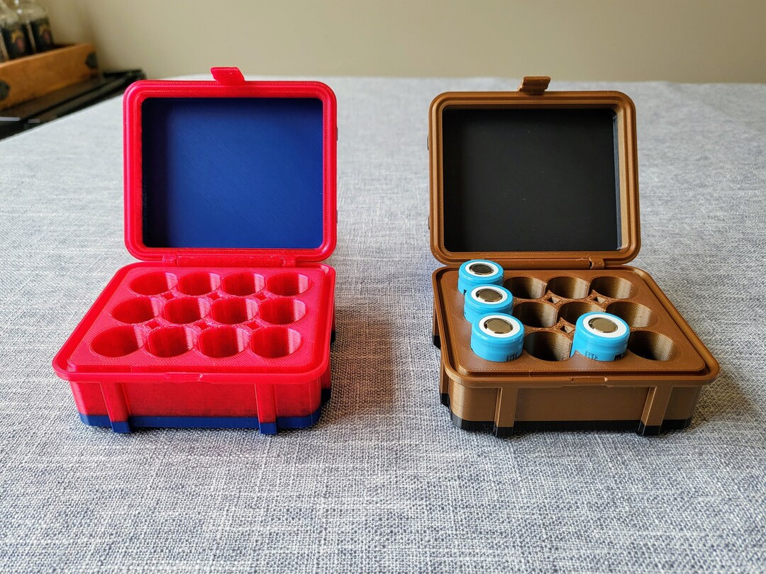 Rugged 18350 Battery Holder | Battery Organizer | 18350 Battery Box ...