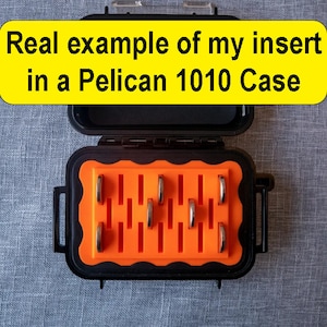 AA, CR123, and CR2032 Double Stacked Insert for Pelican 1010 Micro Case ...
