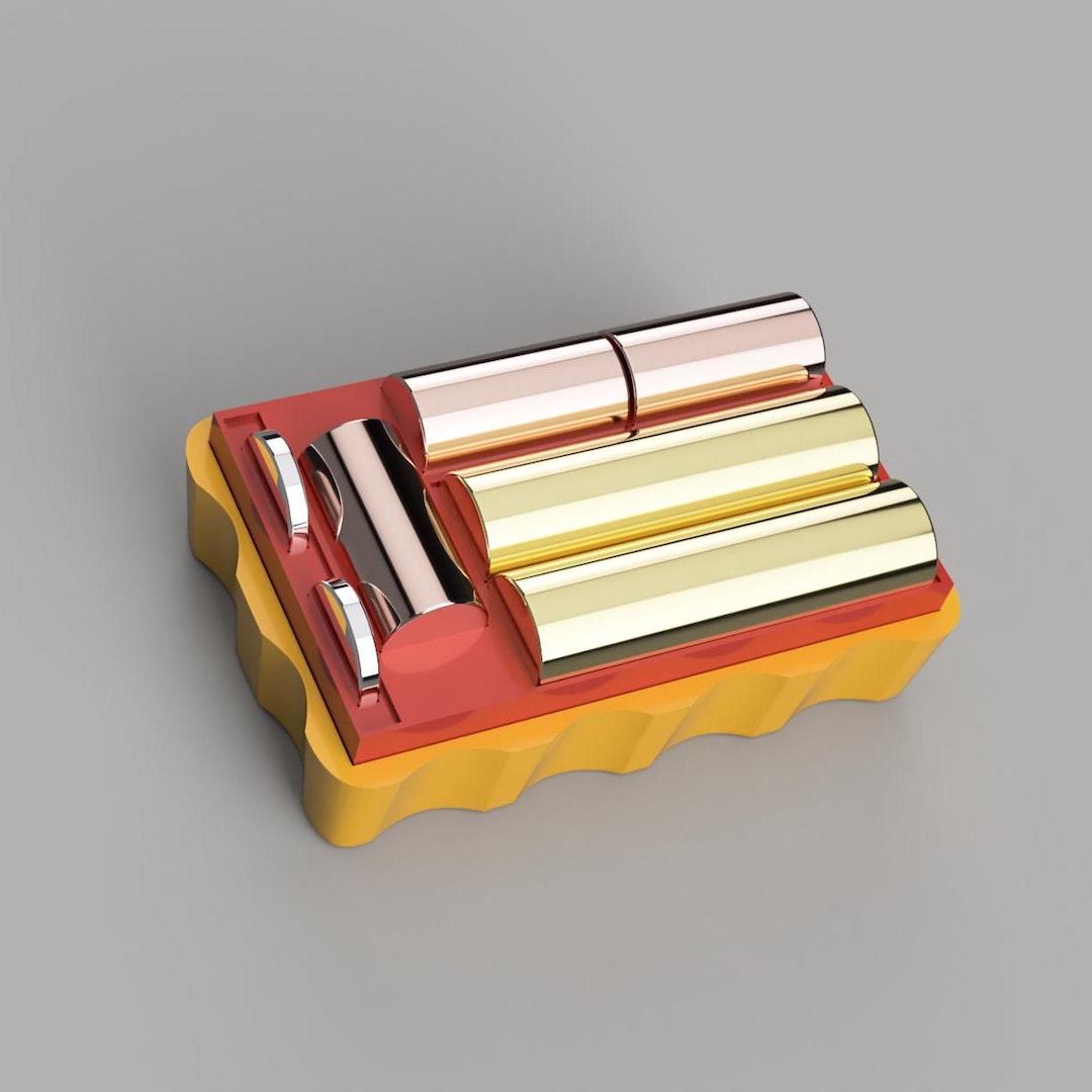 2-18650, 4-CR123, 2-CR2032, 2-AA and 2-AAA Double Stacked Insert for ...