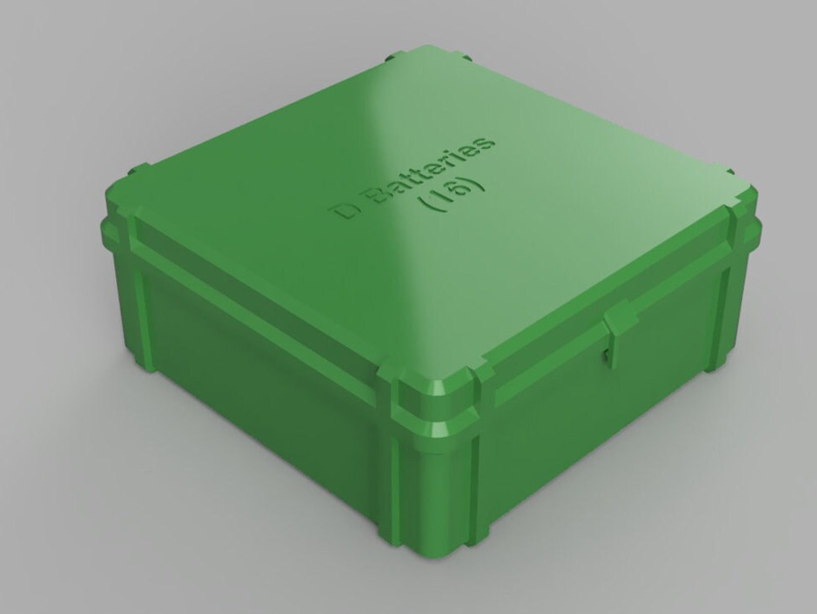 Rugged D Cell Battery Box | Battery Holder | Compact Storage Case - Etsy