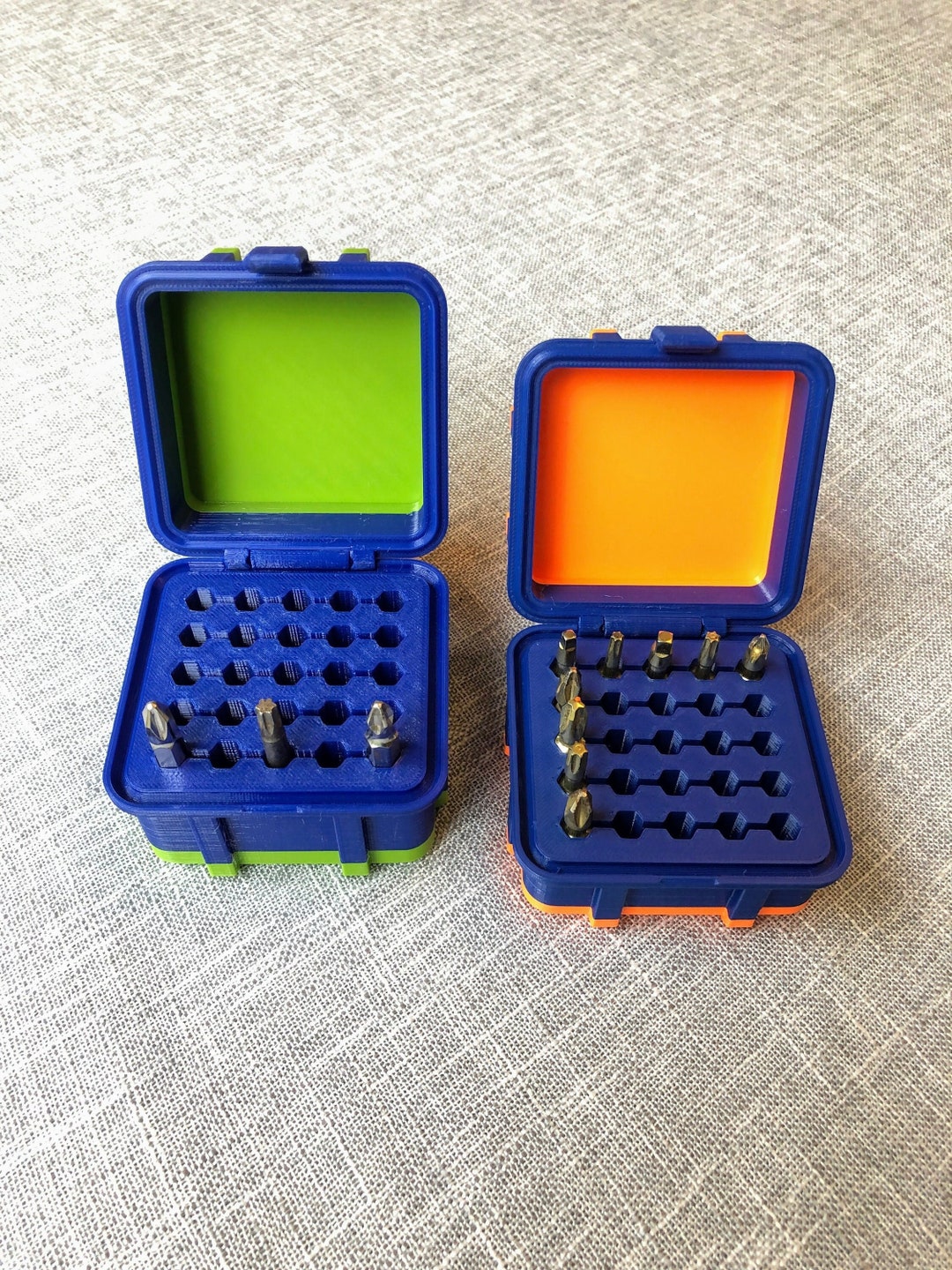 Rugged Hex Bit Box – Holds 1", 2", 2.7" | Bit Organizer | Compact Tool ...