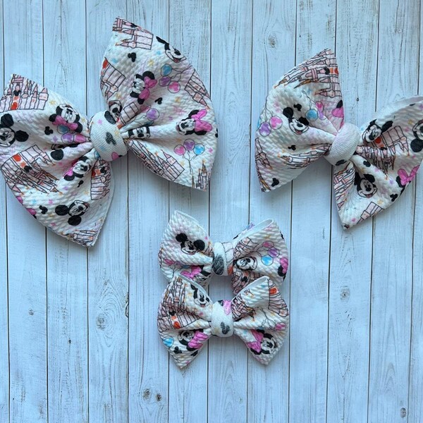 Minnie Mouse Bow - Etsy
