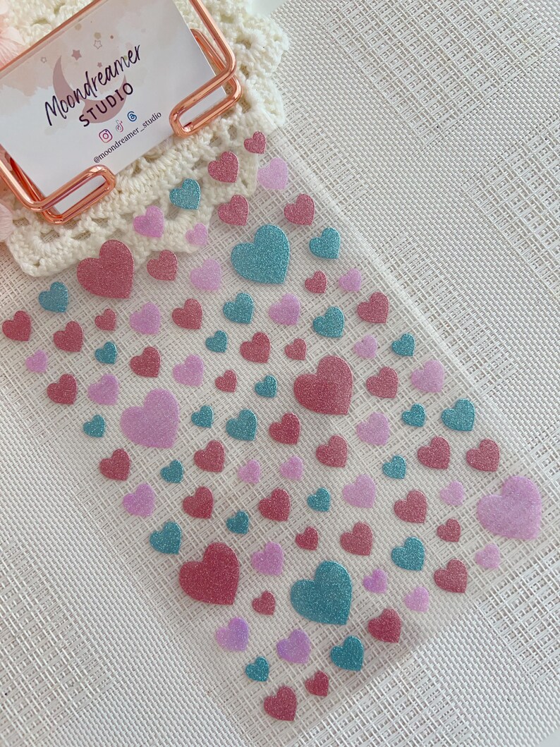 Love, Alphabets and Stars Glitter Sticker Sheets: Scrapbooking ...