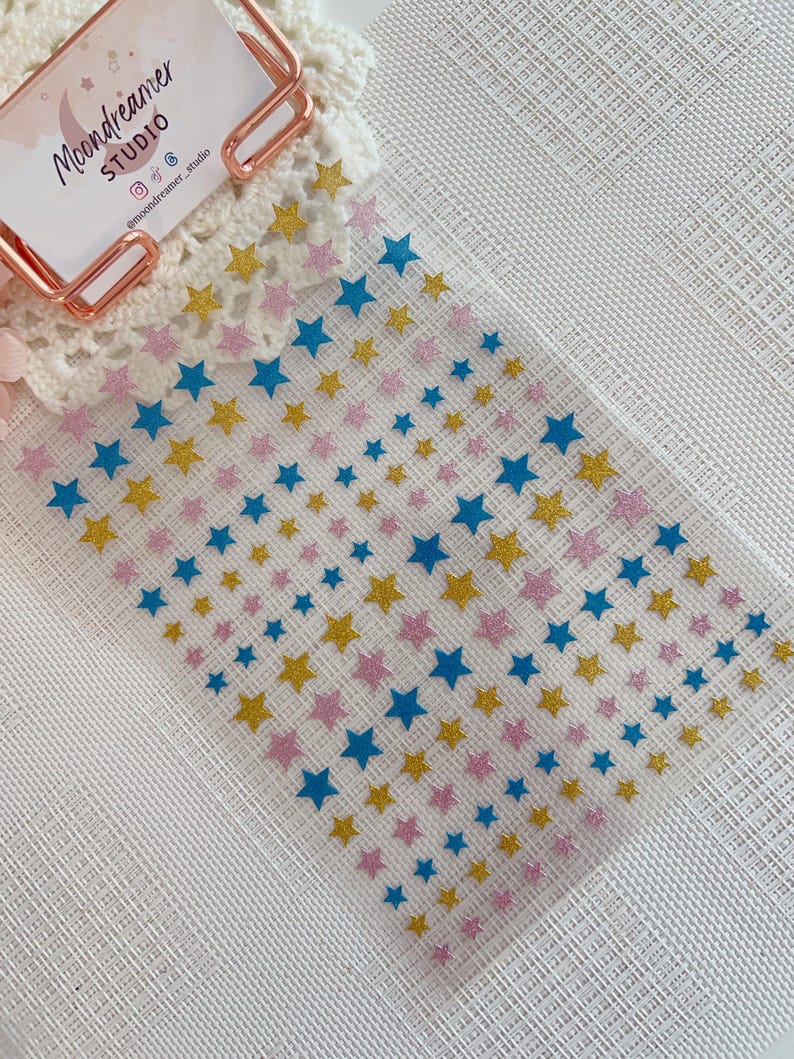 Love, Alphabets and Stars Glitter Sticker Sheets: Scrapbooking ...