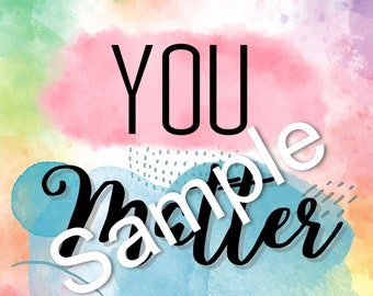 PRINTABLE Poster - Watercolor Classroom Rules Poster INSTANT DOWNLOAD ...