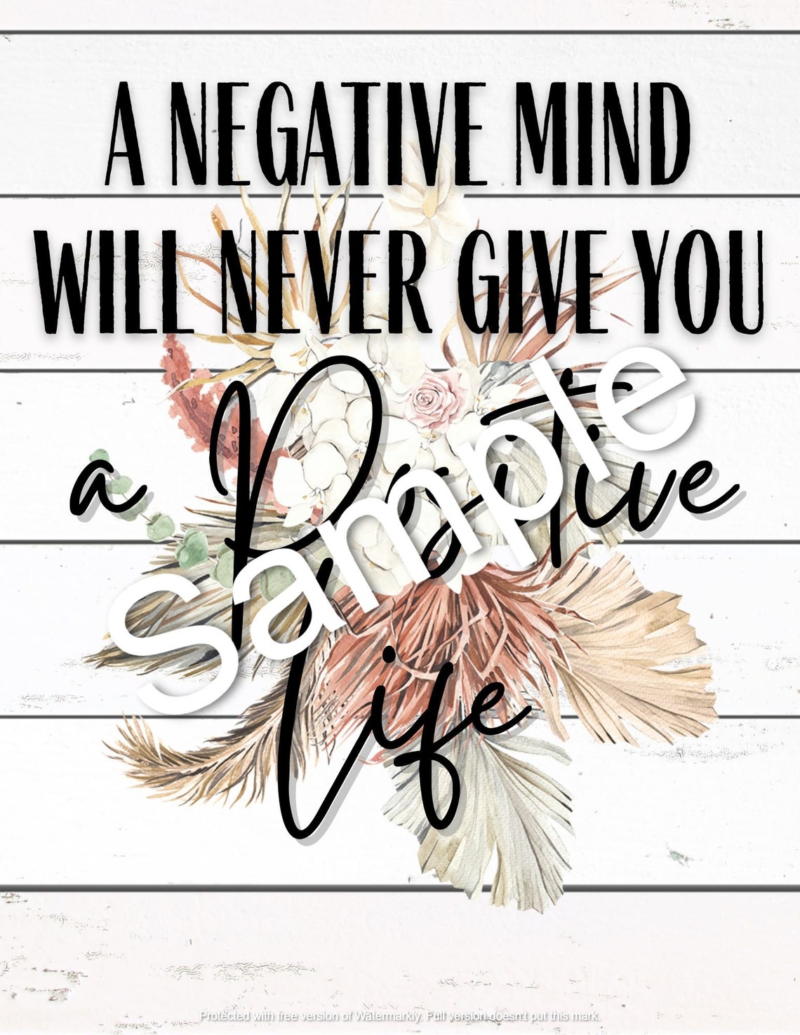 DIGITAL FILE Set of 8 Boho Floral Farmhouse Classroom Printable Posters ...