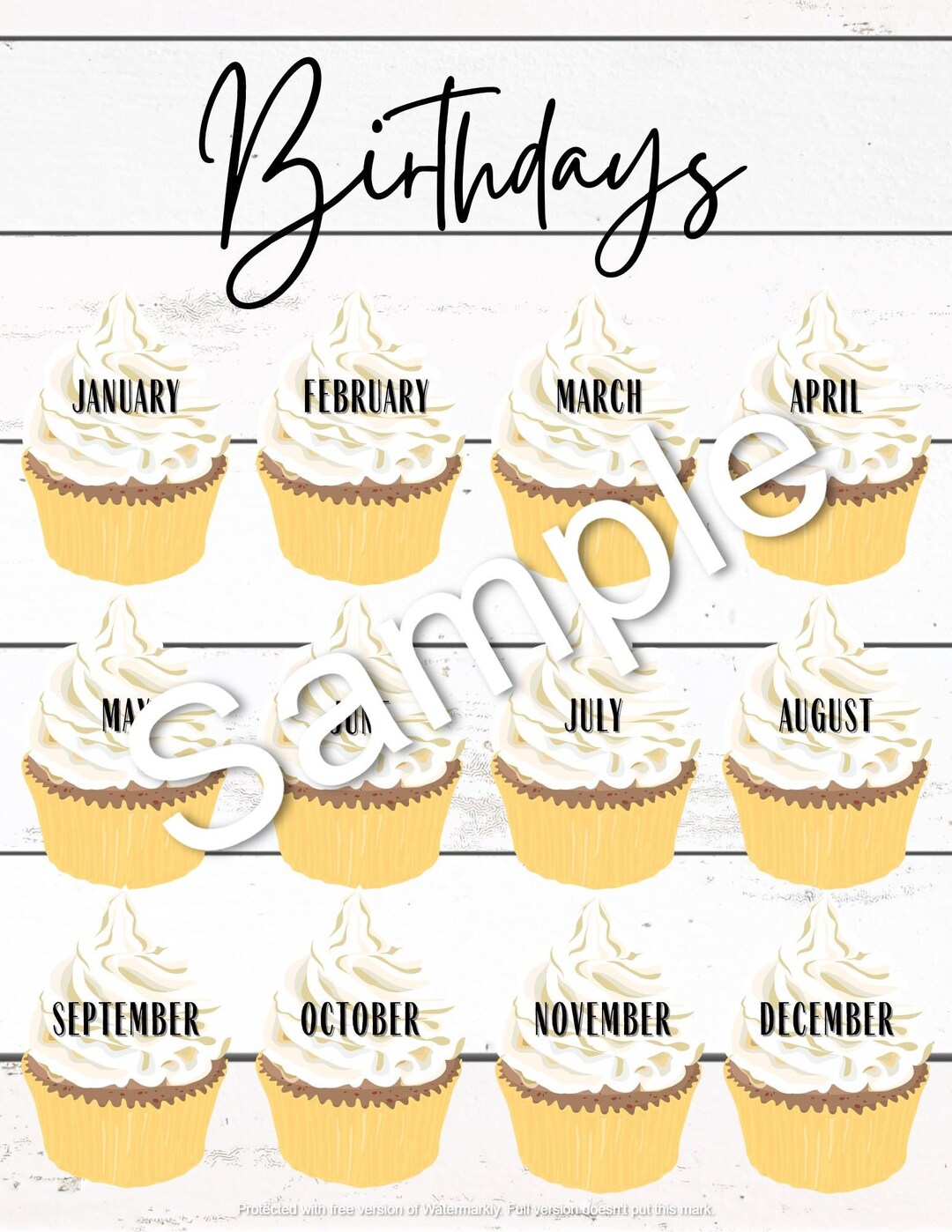 PRINTABLE Farmhouse Birthday Classroom Poster INSTANT DOWNLOAD - Etsy