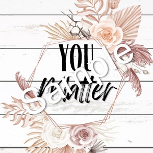 DIGITAL FILE Set of 8 Boho Floral Farmhouse Classroom Printable Posters ...