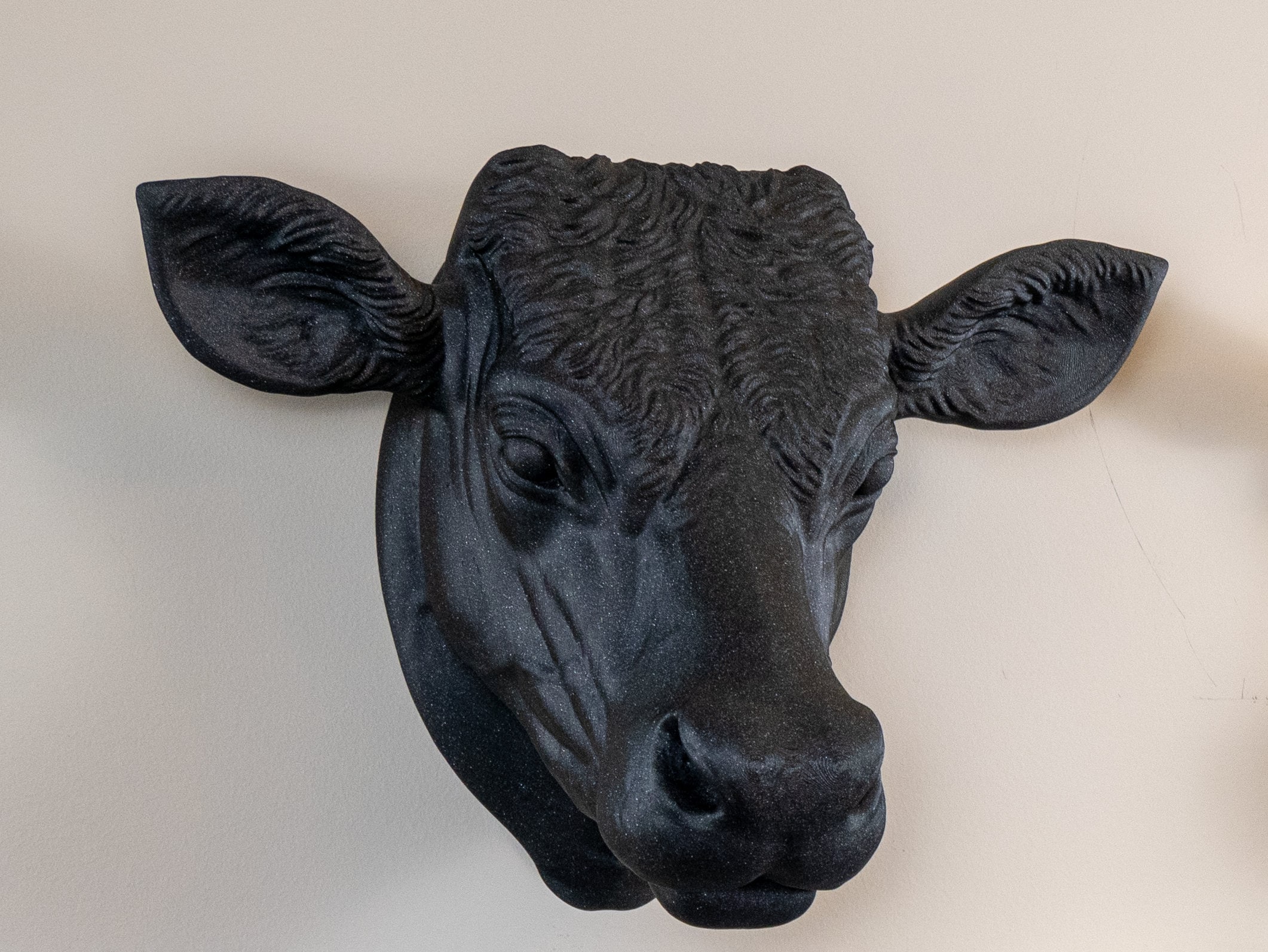 Cow Head Wall Sculpture & Decor | Cow Head Wall Art | Rustic Wall Decor ...