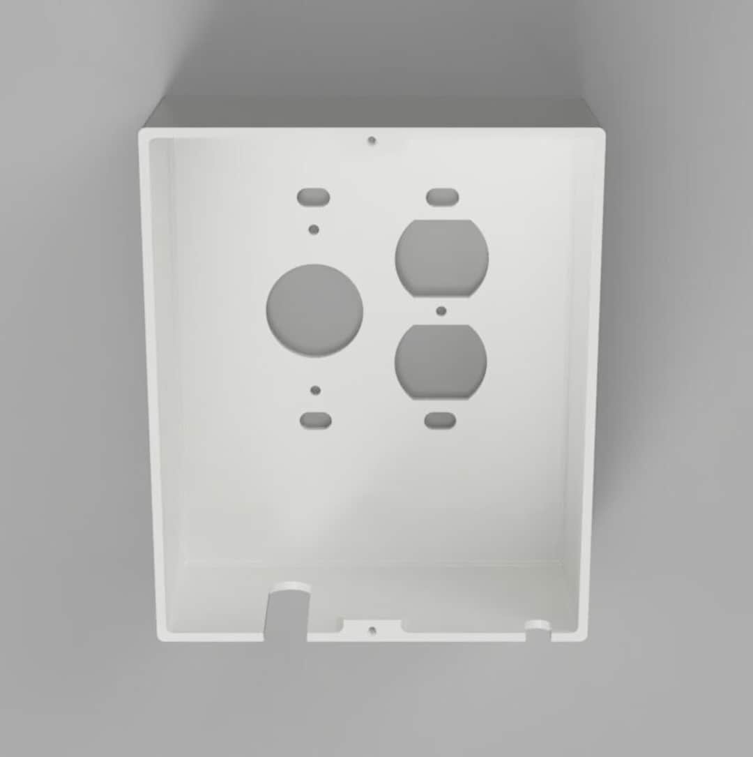 Deep Exit / Extra Tall One Round Simplex & One Round Duplex Outlet ...