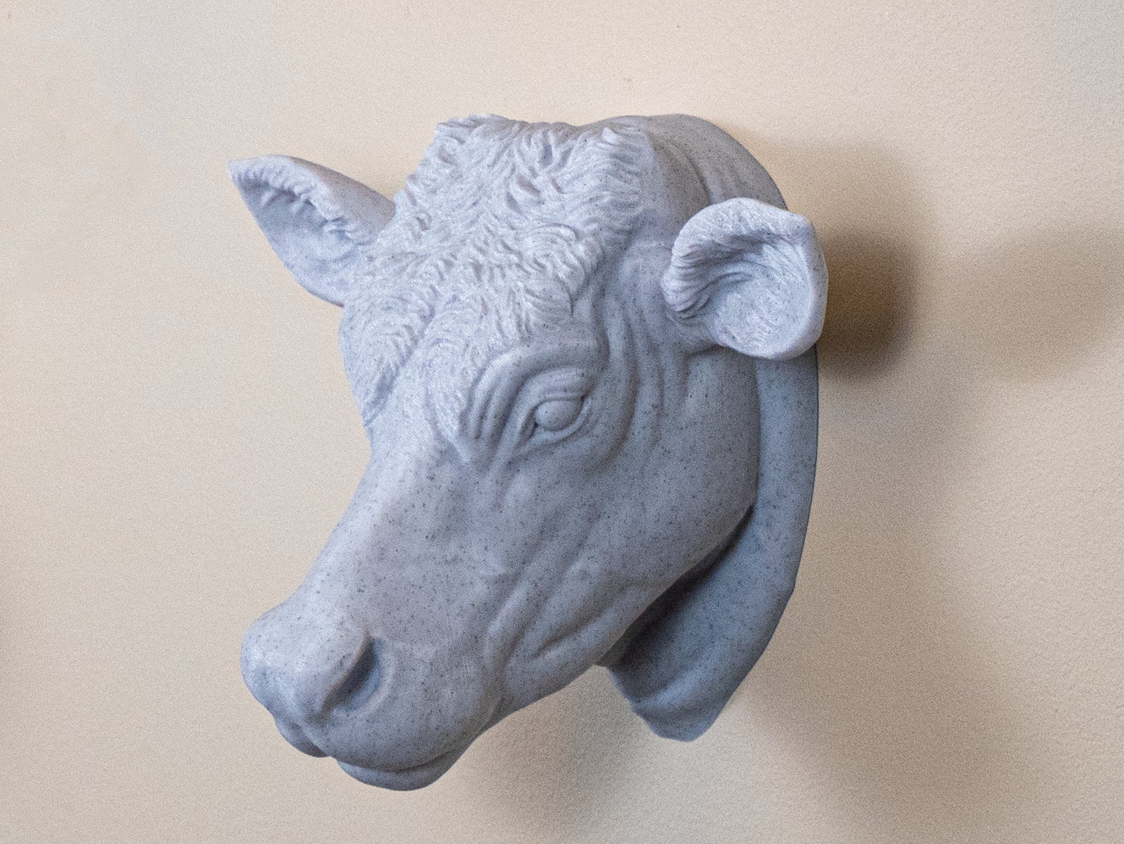 Cow Head Wall Sculpture & Decor | Cow Head Wall Art | Rustic Wall Decor ...