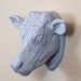Cow Head Wall Sculpture & Decor | Cow Head Wall Art | Rustic Wall Decor ...