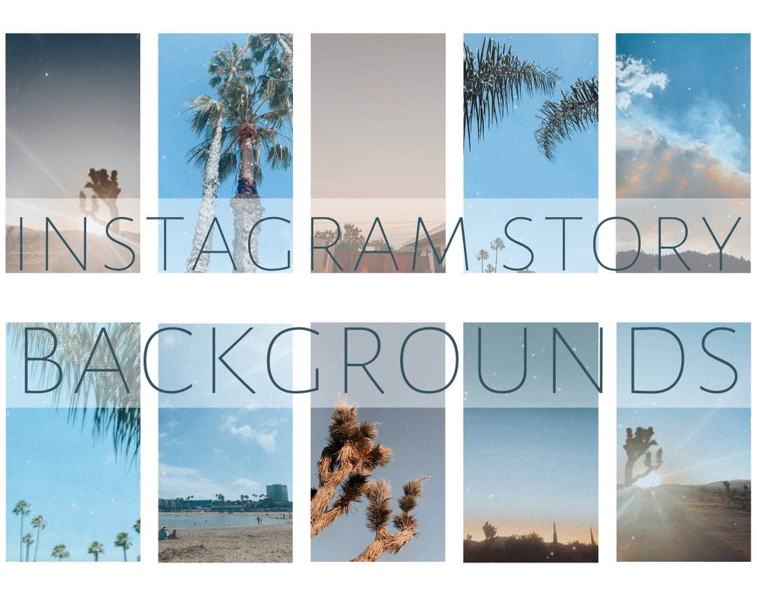 California Instagram Story Backgrounds | Instagram Template | Phone ...