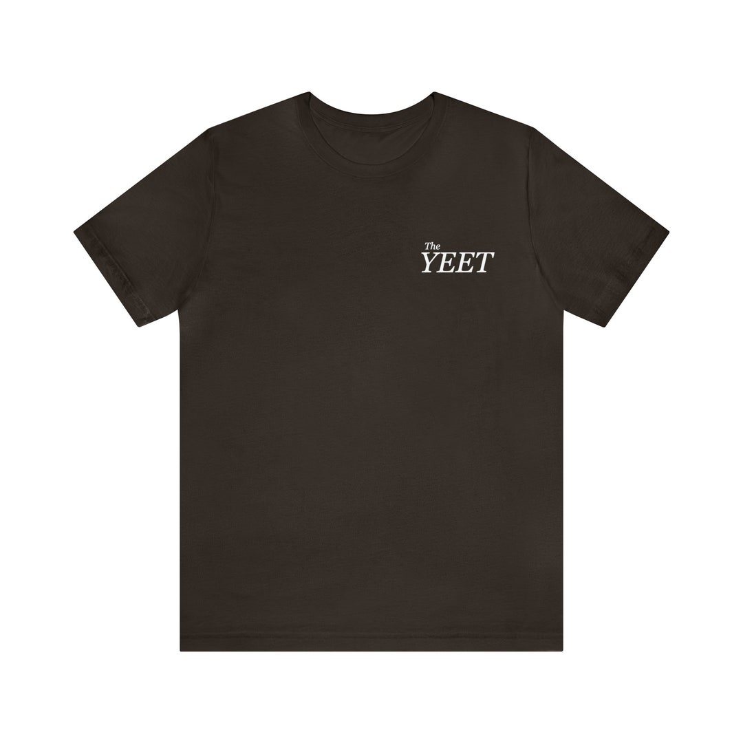 The Yeet Shirt Front and Back, Retro Font Shirt, Christmas Gift, Gift ...