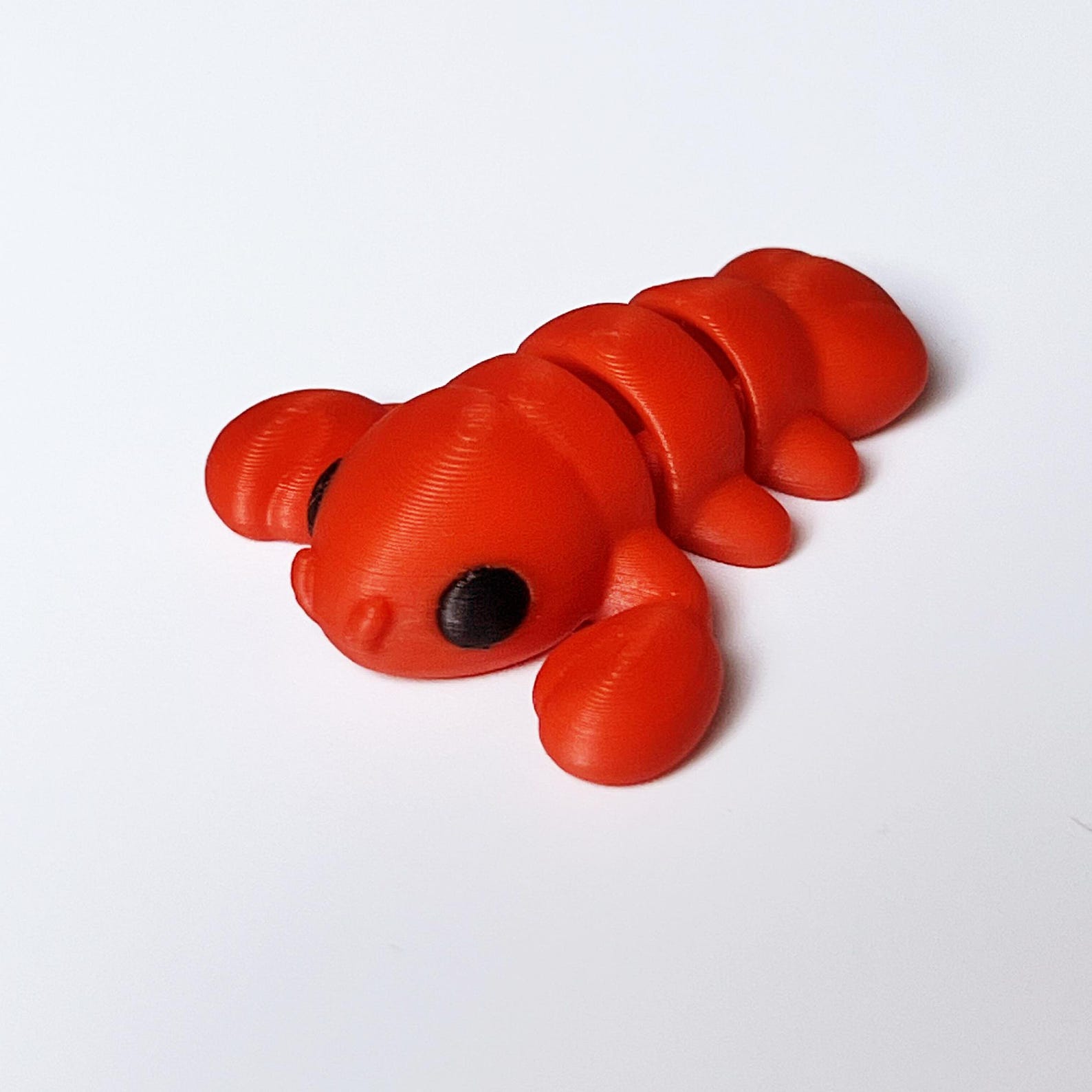 3D Printed Lobster Articulating Mini Animals - Cute Posable Fidget Toys ...
