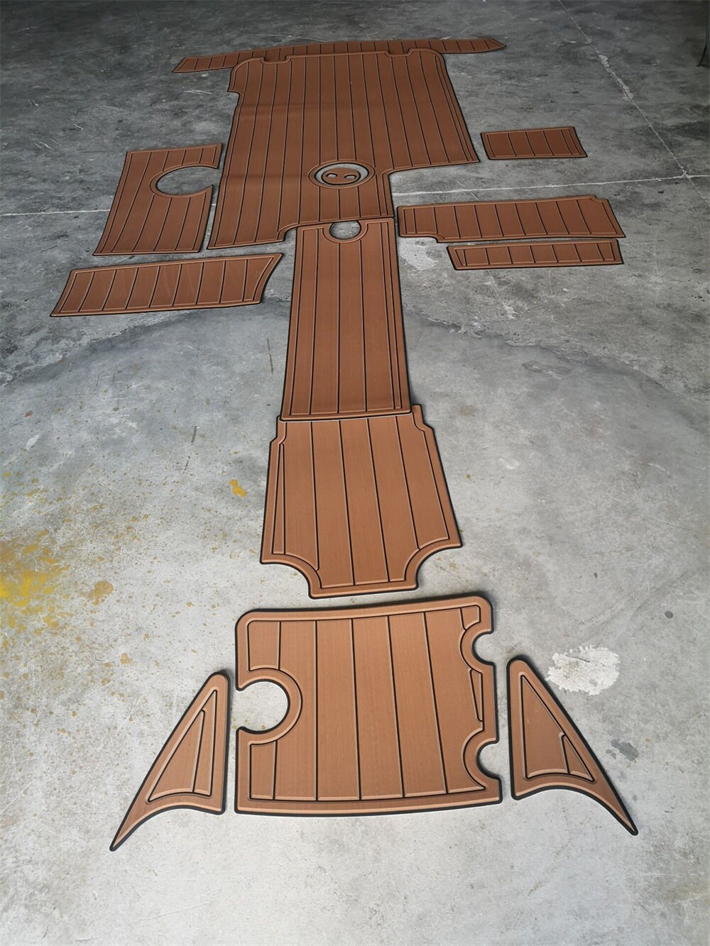 2008-2014 Mastercraft X35 Swim Platform Cockpit Pad Boat EVA Teak Deck ...