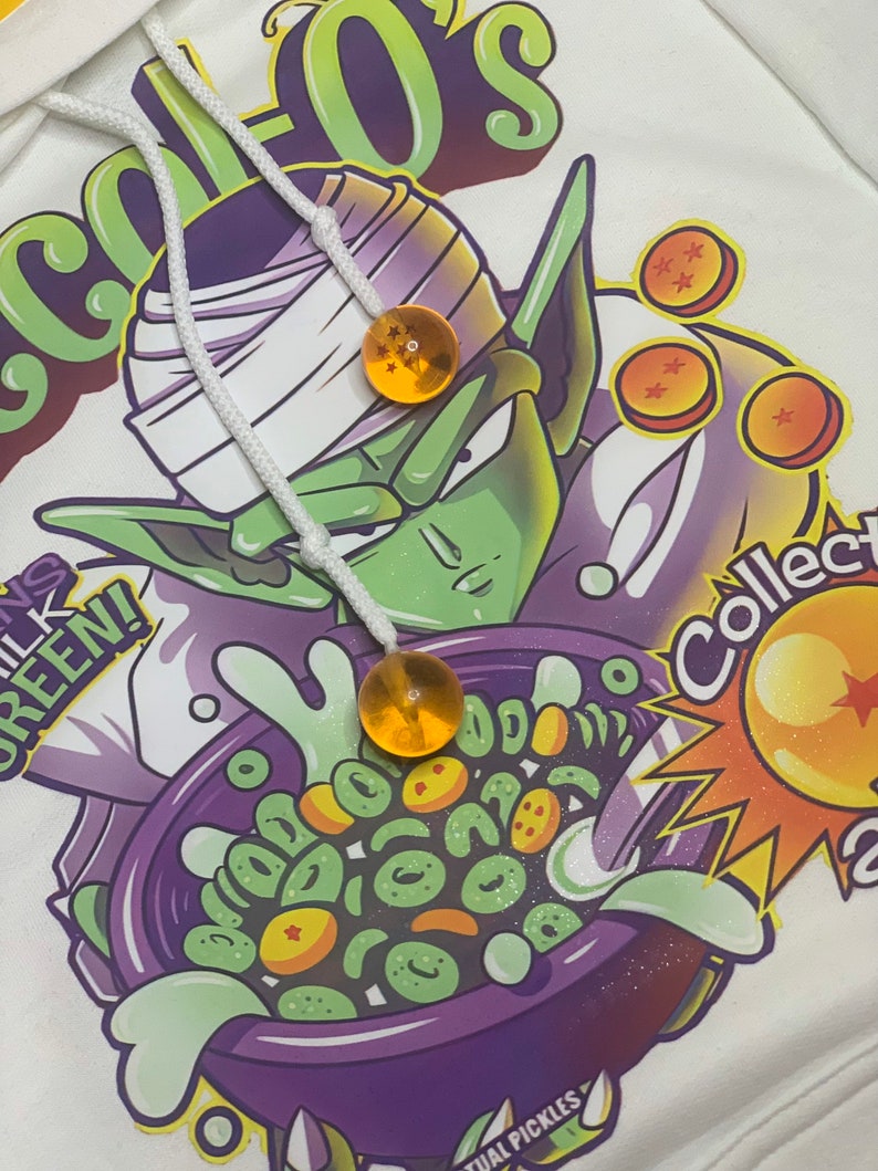 Custom Piccolo Hoodie With Dragonball Drawstrings - Etsy