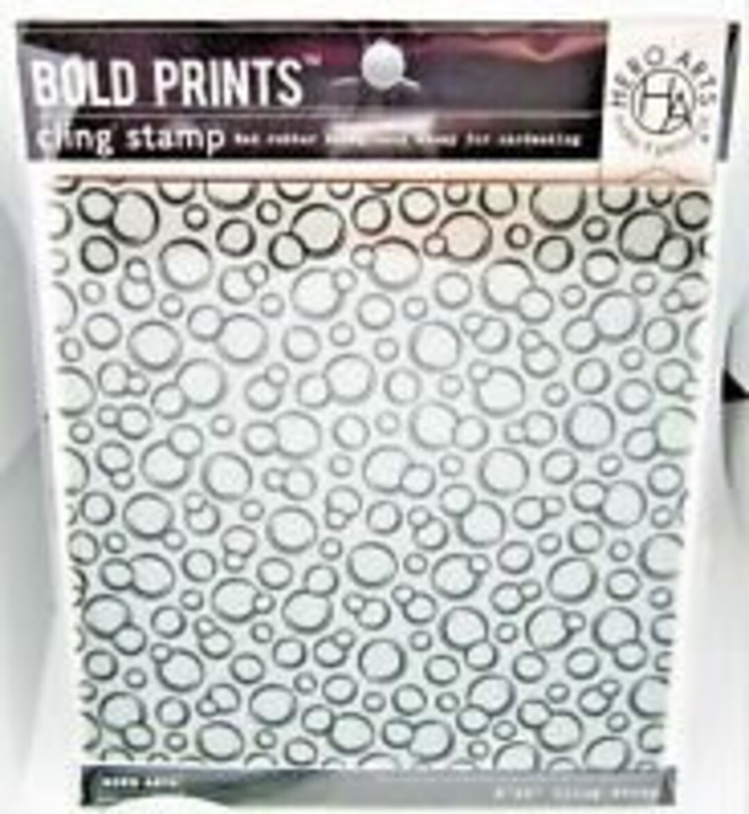 Hero Arts Bold Prints 6 X 6 Cling Stamp: Bubbles - Etsy